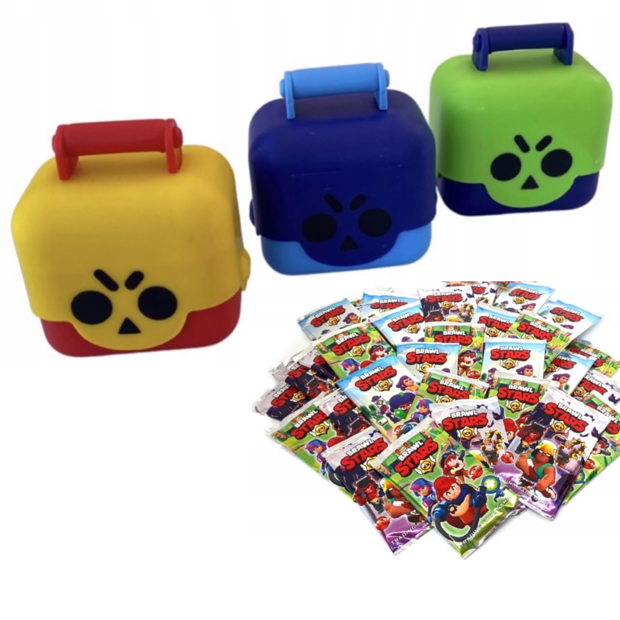 Mua Brawl Stars Cards 96 Pieces + 3 Mega Box with Figures trên Amazon ...