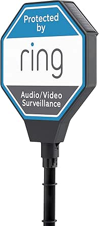Amazon.com: Ring Yard Solar Security Sign, blue