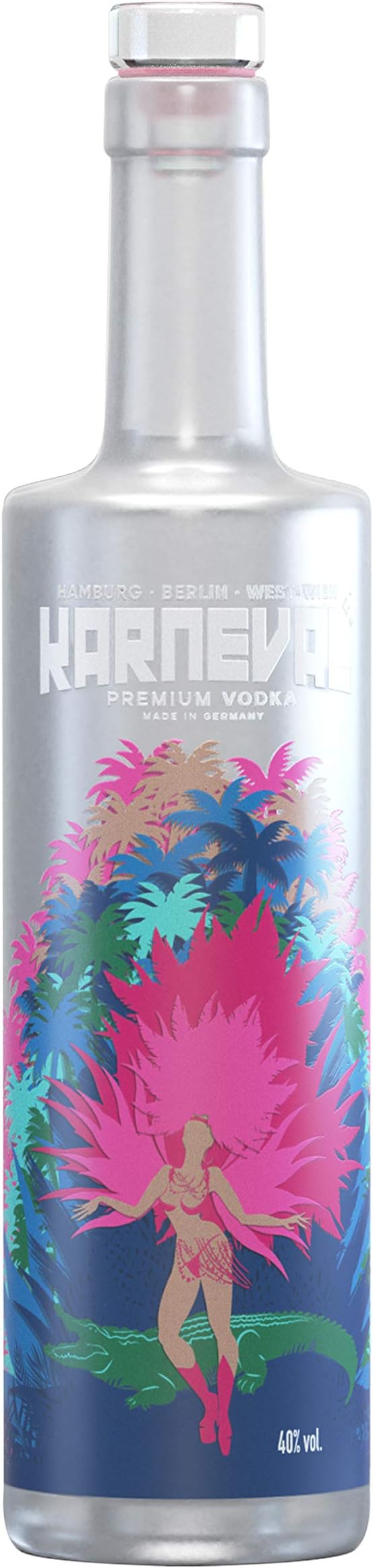KARNEVAL VODKA Premium Wodka Made in Germany 40% vol. (1 x 0.5 l ...