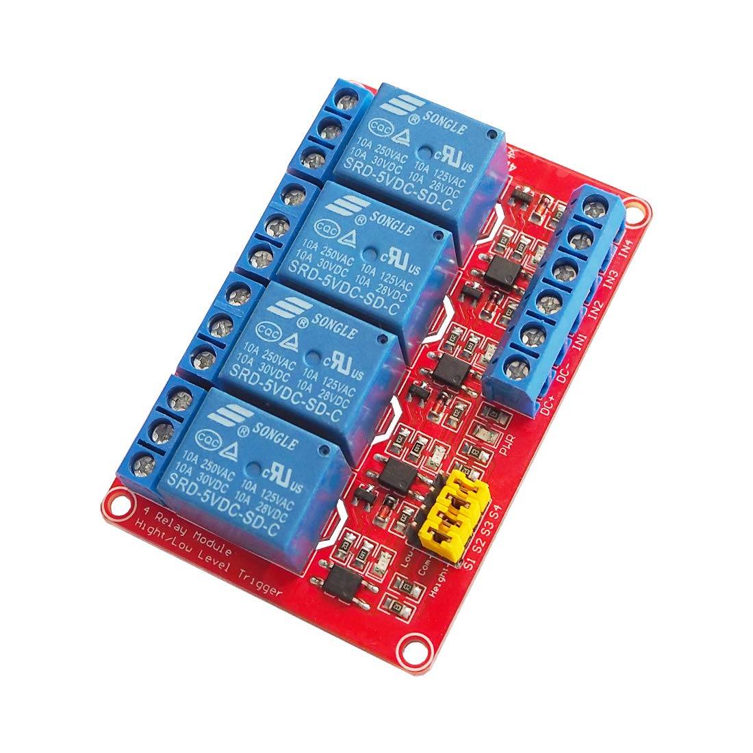 Mua Vogurtime 4 Channel 5V Relay Module with Optocoupler Isolation ...