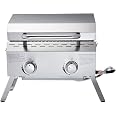 Amazon.com: Amazon Basics Portable Propane Stainless Steel Tabletop Gas ...