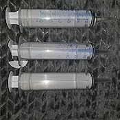 Amazon.com: 60ml Enteral Feeding Syringe Cath Tip 60cc Syringe REUSABLE ...
