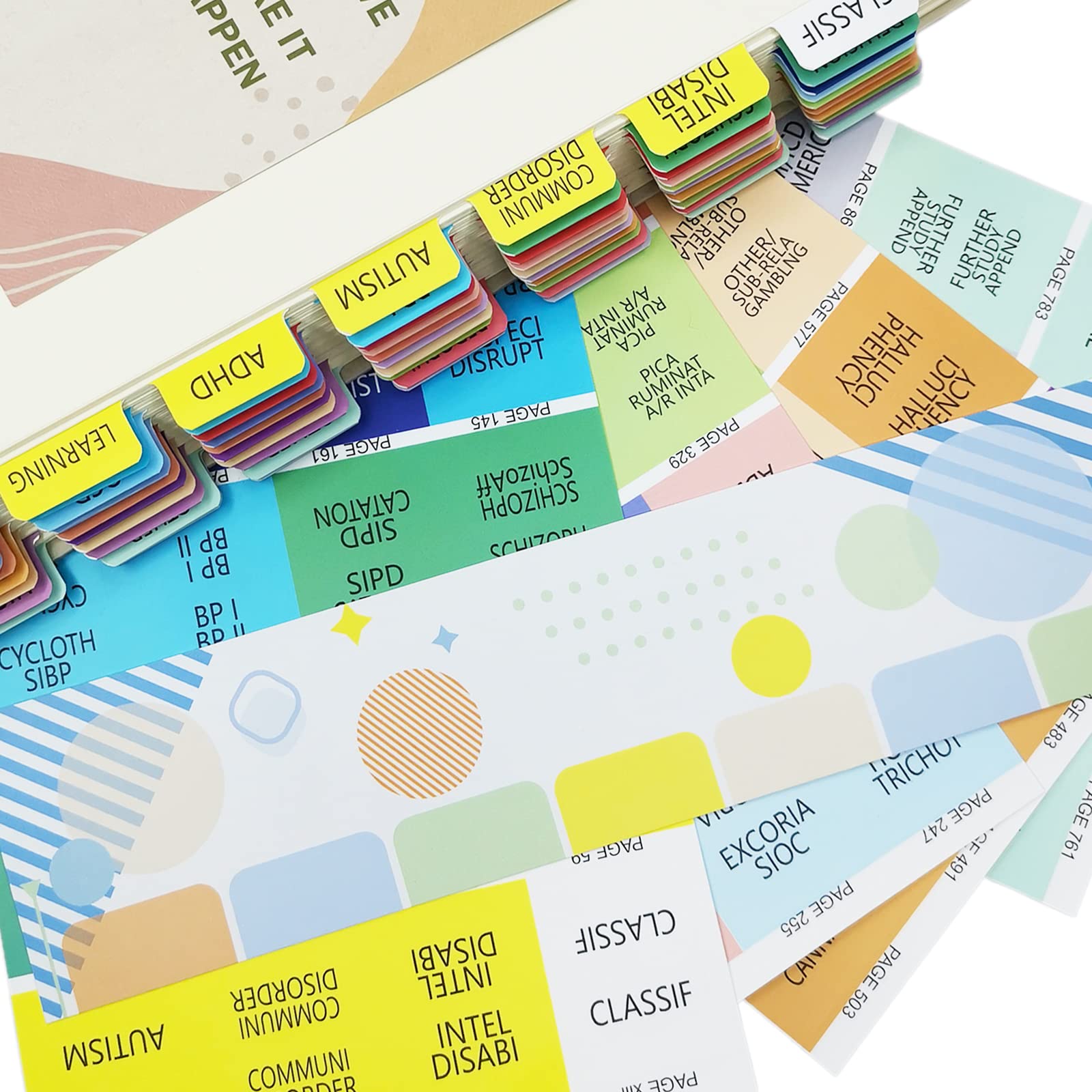 Mua Index Tabs for DSM-5, Color-Coded and Laminated, with 11 Blank Tabs ...