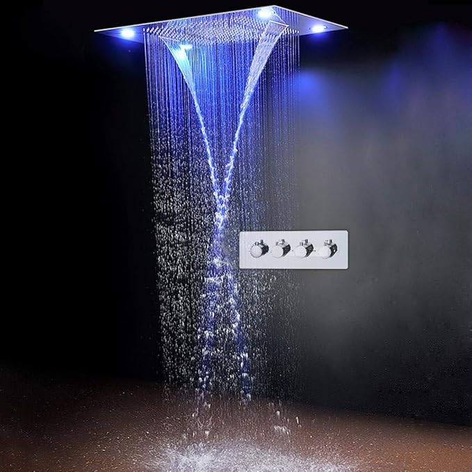 SS Design Classique 31" 600x800mm Pluie Grande Douche la Valeur Cascade ...