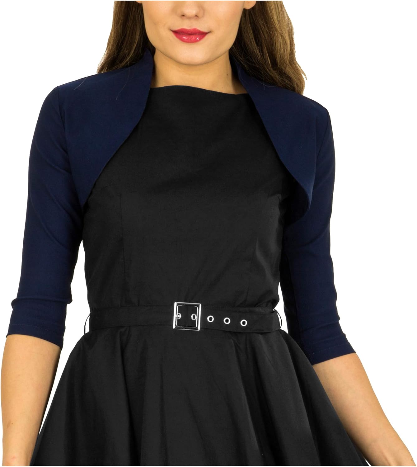 BlackButterfly Bolero A La Medida De Manga 3/4: Amazon.es: Ropa y ...