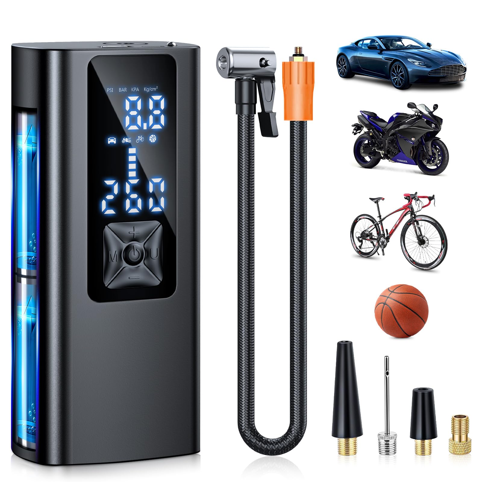 Mua Electric Air Pump Bicycle Battery Compressor - 150 PSI Mini ...