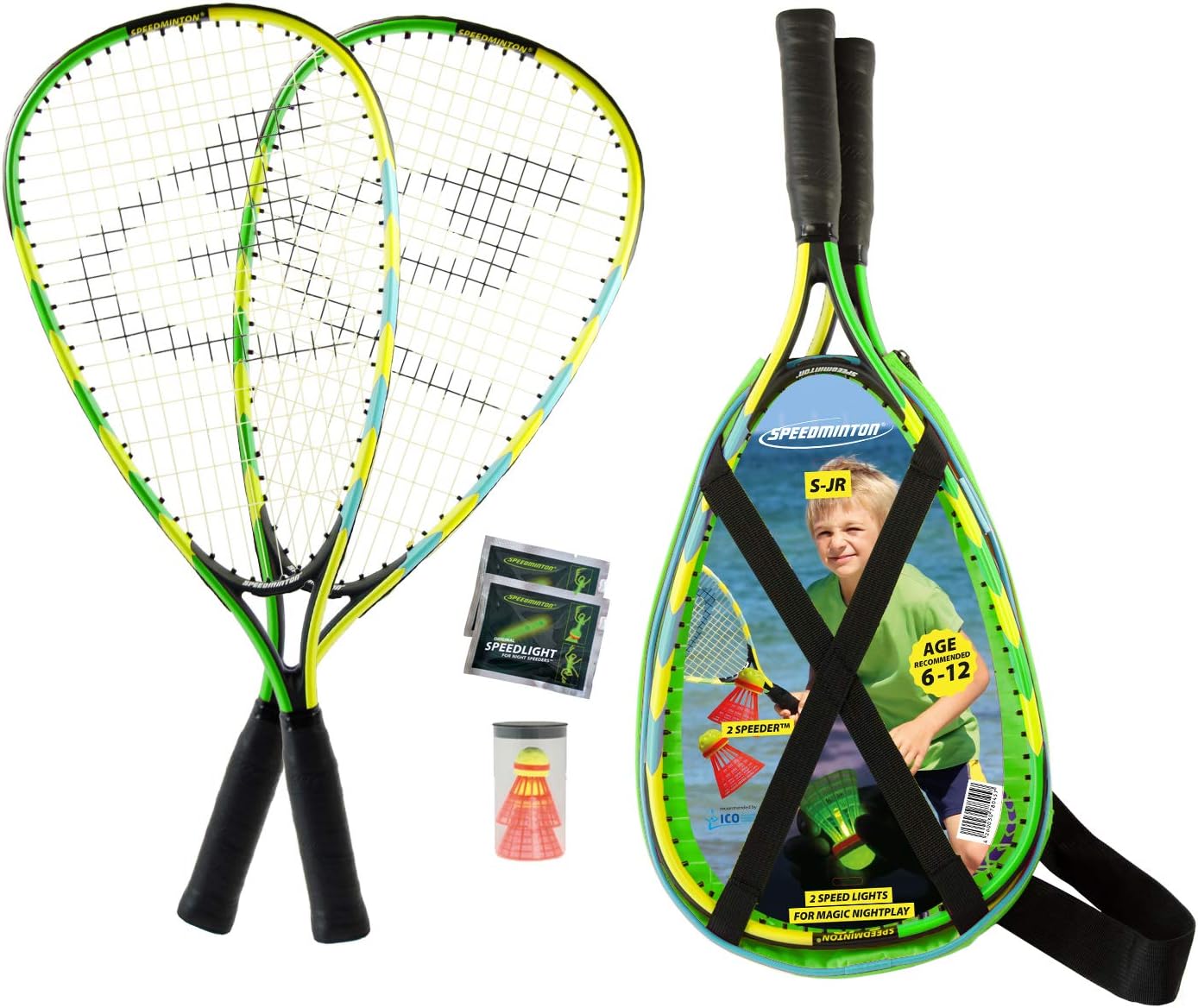 Speedminton SJR Set Speedminton Junior Set - Original Speed Badminton ...