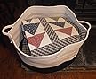 Amazon.com: R RUNKA Extra Large Cotton Rope Basket 22" x 14" - Toy ...