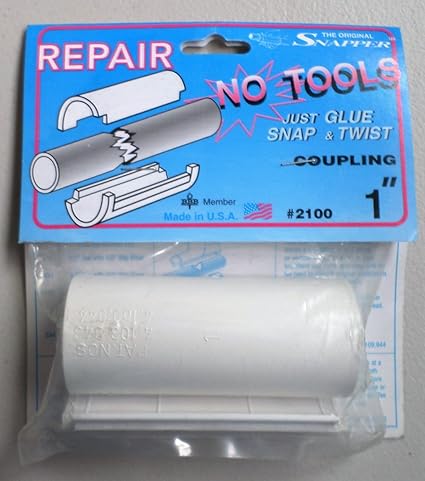 The Original Snapper PVC Repair Kit for 1" PVC, Pipe Fittings - Amazon ...