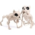 Amazon.com: JOYIN 2 PCS 16" Halloween Pose-N-Stay Dog Skeleton ...