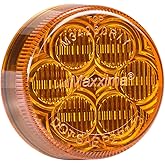 Amazon.com: Maxxima M27011Y Amber LED Chrome Upper Cab Marker Light ...