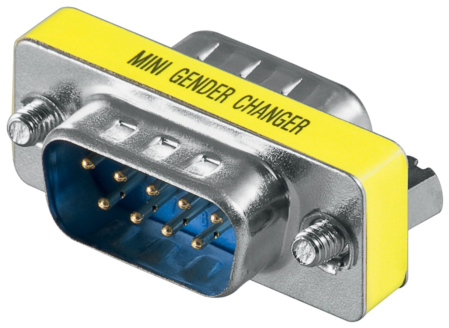 Wentronic Adapter Male/Female 9 Pin D-SUB 9-Pin Male Connector 9-Pin ...