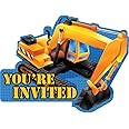 Amazon.com: Creative Converting Construction Postcard Invitation : Toys ...