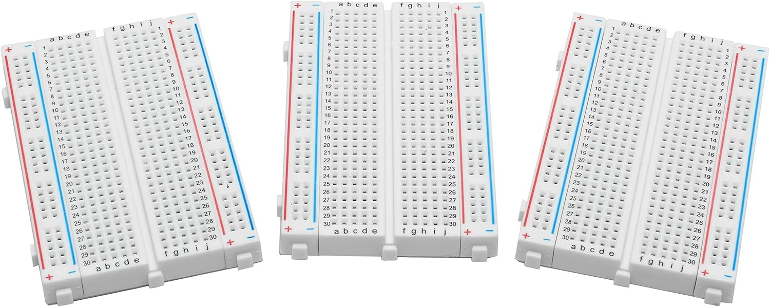 Breadboard Solderless Prototype PCB Board – ALLDE BB-007 (3pcs) 400 Pin ...