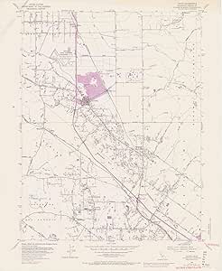 Amazon.com : YellowMaps Cotati CA topo map, 1:24000 Scale, 7.5 X 7.5 ...