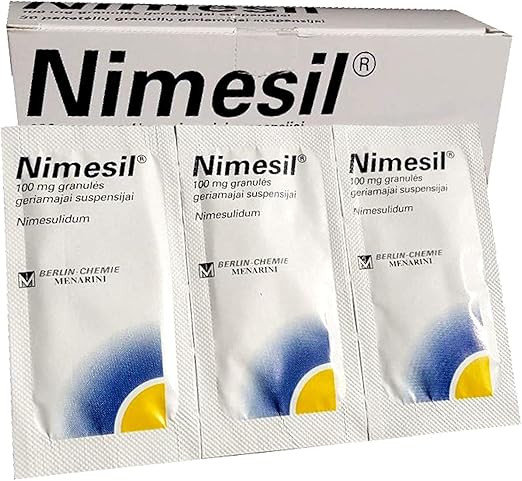Nimesil 2g 10 Sachets 100 mg Sofortige Schmerzlinderung Zahnschmerzen ...