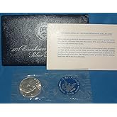 1973 S -S Uncirculated Eisenhower "Blue Pack" Silver Dollar with ...