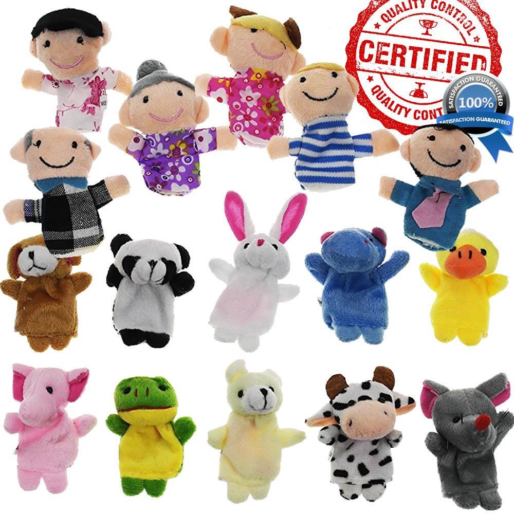 Finger Puppet Set | The Original Storytime Learning Aid | 16 Pack ...