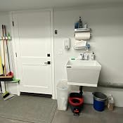 Mustee 17W Utilatub Laundry Tub Wall Mount, 23.5-Inch x 23-Inch, White ...