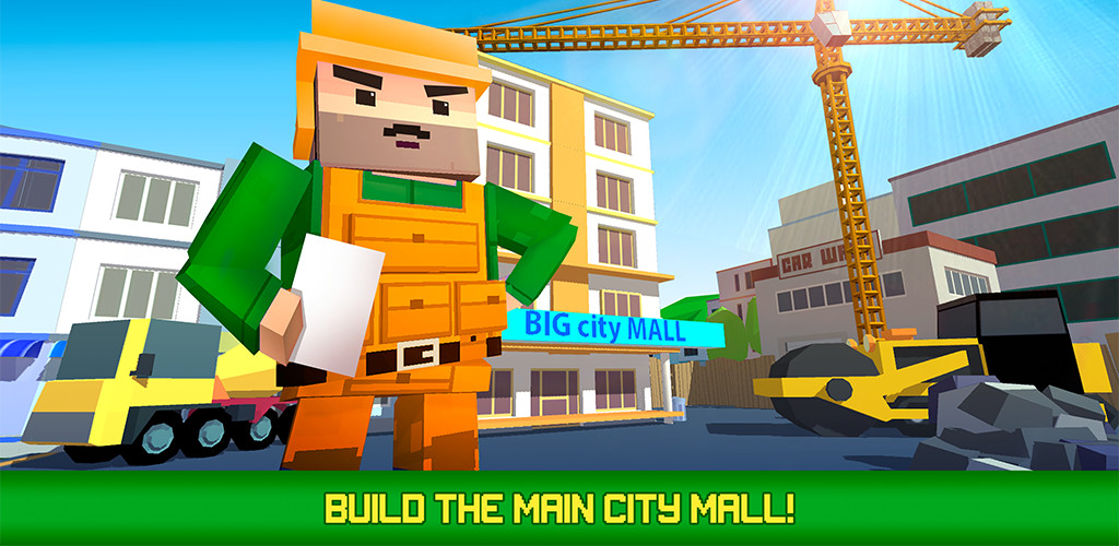 Shopping Mall Construction Simulator: Supermarket Mania Game | Block ...