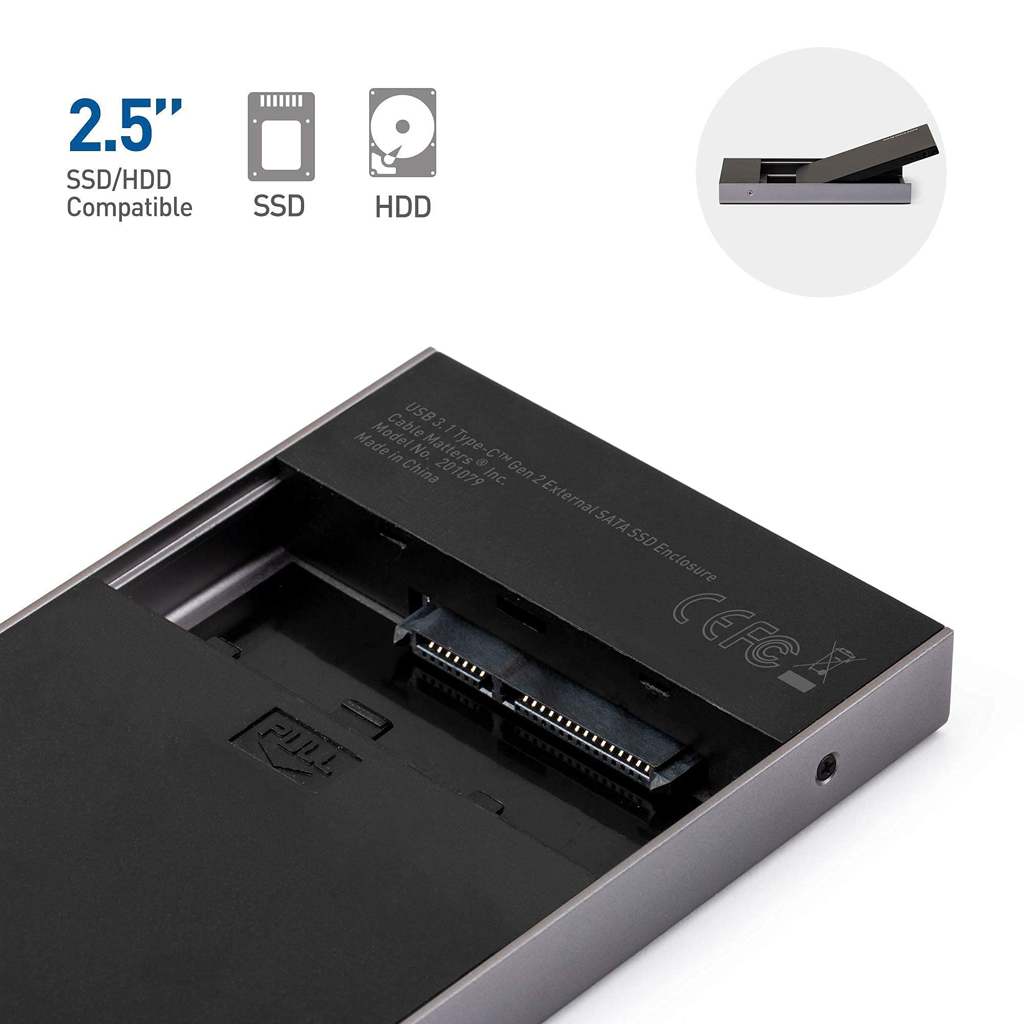 Mua Cable Matters Premium Aluminum 10Gbps Gen 2 USB C Hard Drive ...