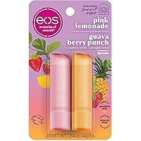 Amazon.com : eos Sunset Sips Lip Balms- Pink Lemonade & Guava Berry ...