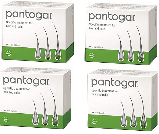 Amazon.com : Pantogar 4 Boxes Each Box of 90 Capsules 4 Monthes Supply ...