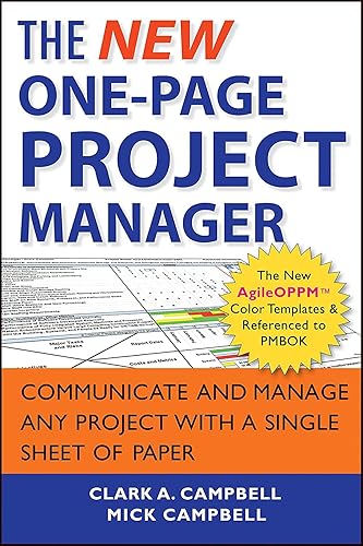 The New One-Page Project Manager: Communicate and Manage Any Project ...