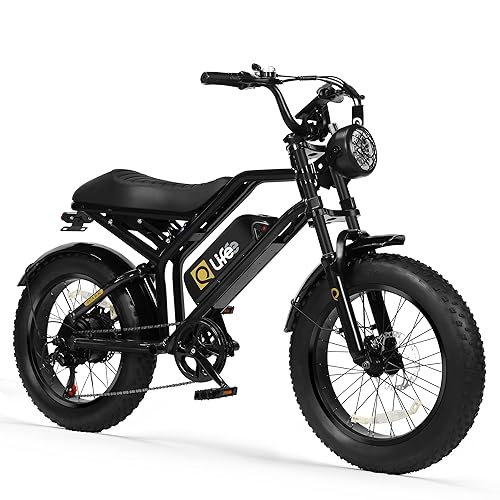 Electric Bike for Adults-1500W Peak Motor 20" Fat Tires 28MPH(Unlock to ...