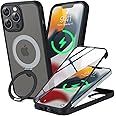 Amazon.com: CAVOR for iPhone 13 Magsafe Case & iPhone 14 Case Magsafe,iPhone 14 Case with Screen ...