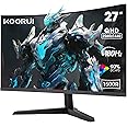Amazon.com: KOORUI 27 inch Curved Gaming Monitor, QHD (2560 x 1440 ...