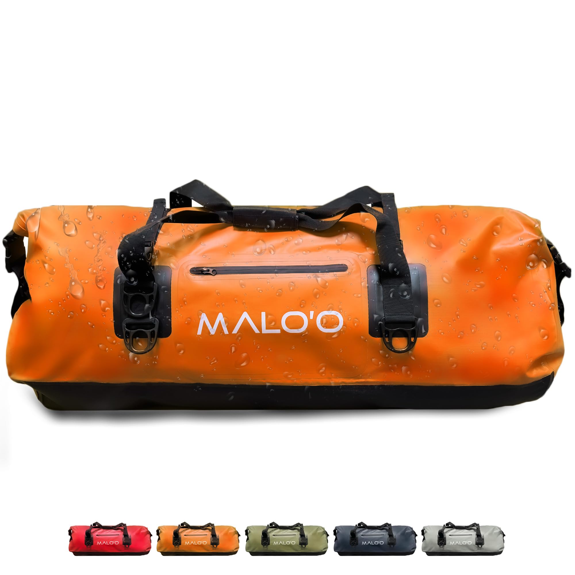Malo'o Waterproof Dry Bag Duffel 40L/60L/100L, Roll Top Duffel Keeps ...