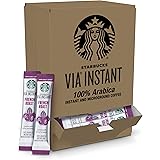 Amazon.com : Starbucks VIA Instant Coffee Dark Roast Packets — Italian ...
