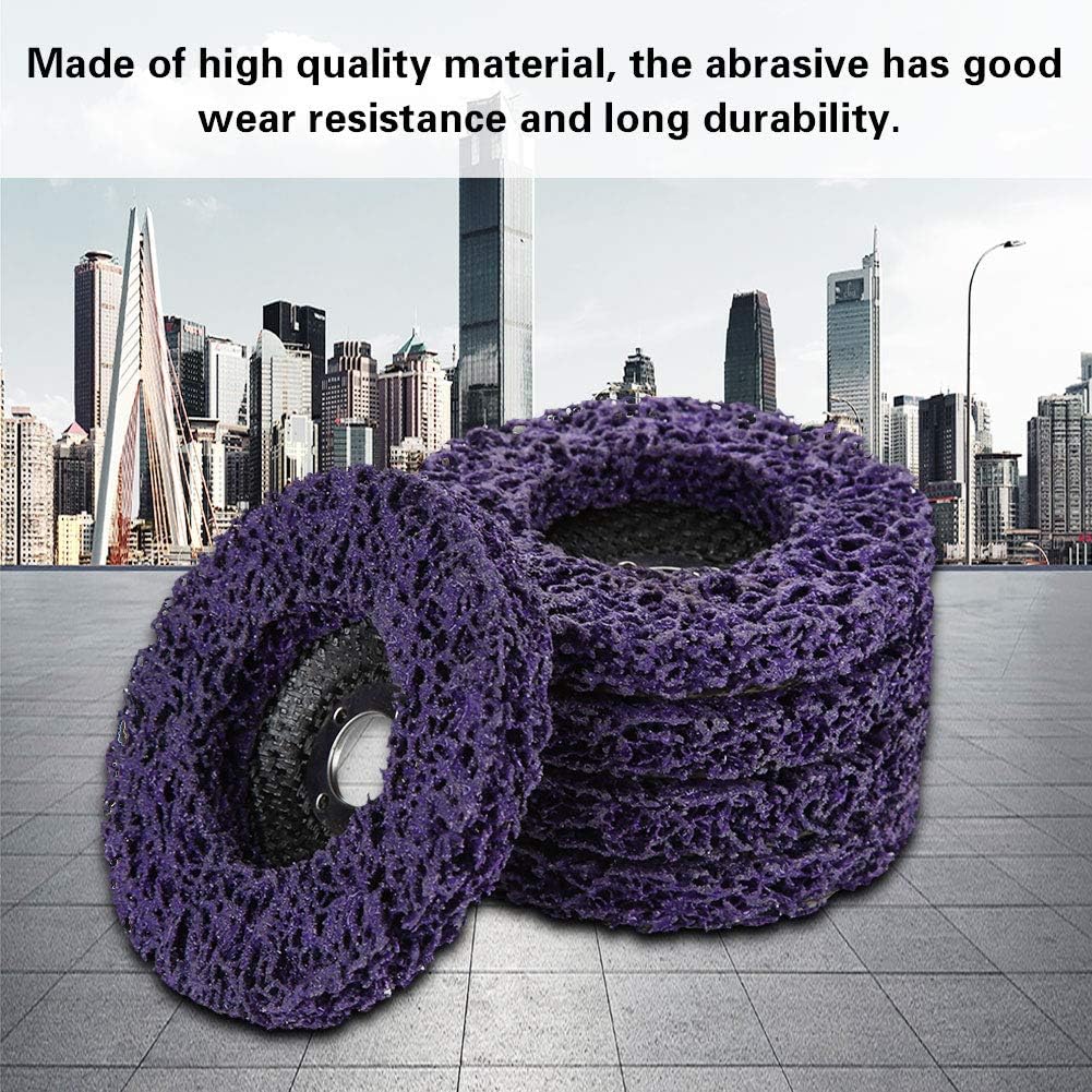 Poly Strip Abrasive Disc Wheel 5Pcs 100mm Poly Strip Wheel Disc Paint ...