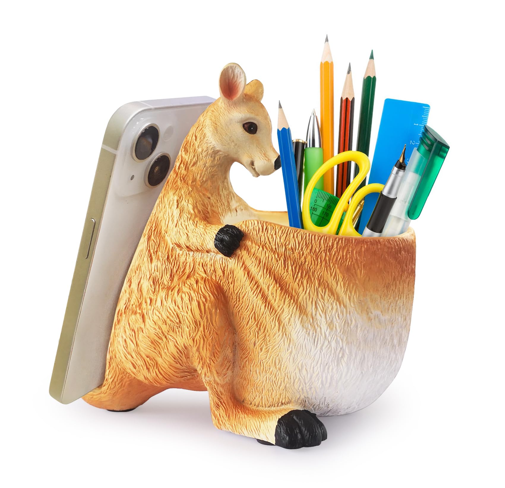 Mua HiComFly Pen Pencil Holder with Phone Stand, Cute Kangaroo Office ...