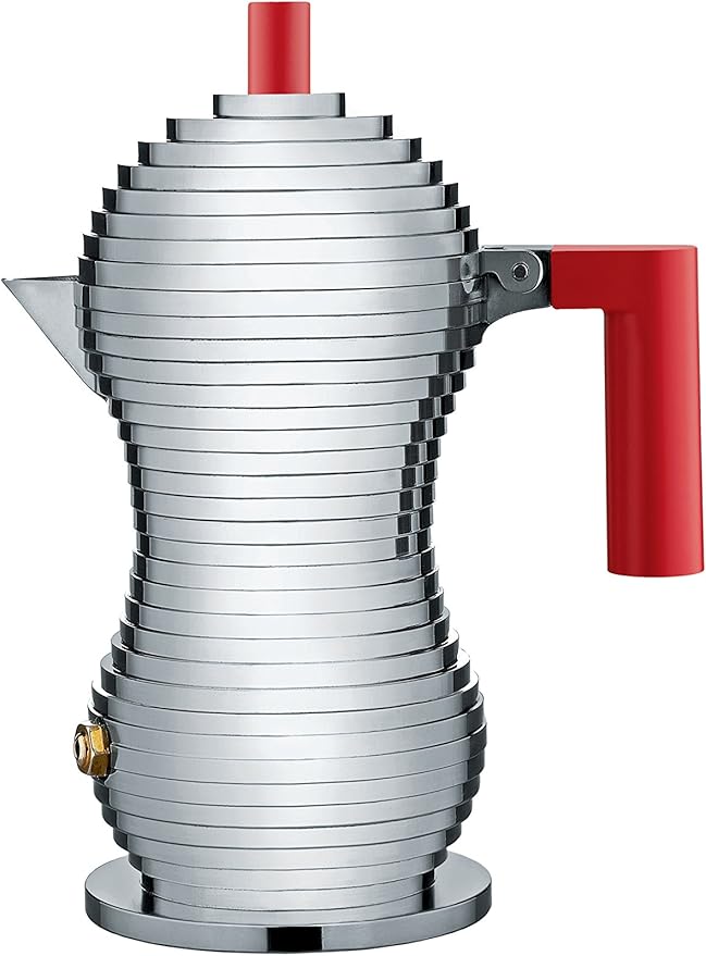 Alessi Cast Aluminium Espresso Coffee Maker with a Polyamide Handle ...