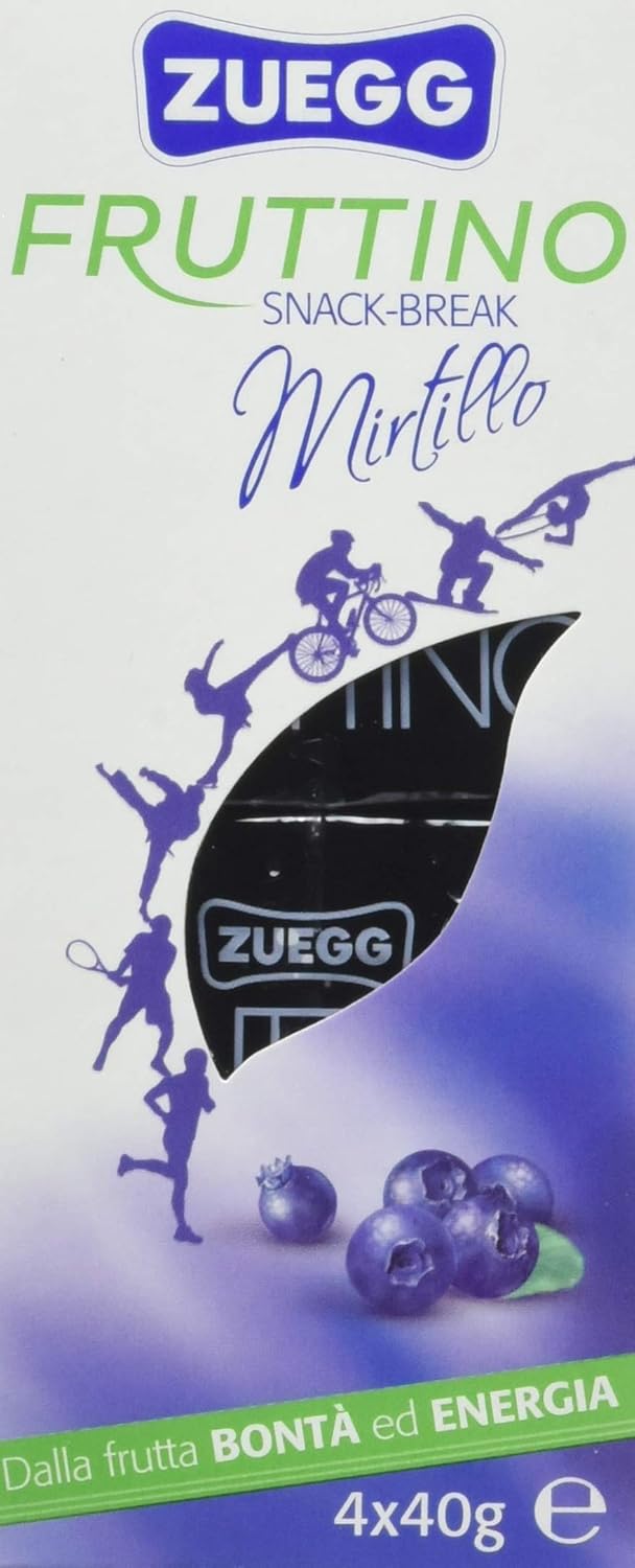 Zuegg Fruttino Mirtillo - 24 pezzi da 160 g [3840 g]: Amazon.it ...