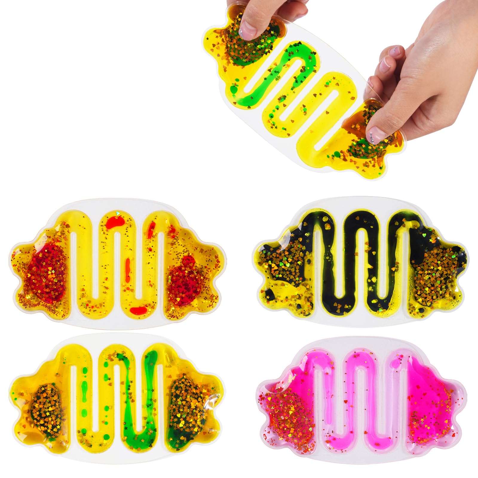 DECHUNDA Squishy Fidget Toys Liquid: Water Sensory Fidget Toys Calming ...