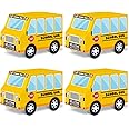 Amazon.com: 12 PCS School Bus Party Treat Boxes School Bus Decorations ...