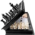 Amazon.com: 3 in 1 Chess Checkers Backgammon Set, KAILE Magnetic Chess ...