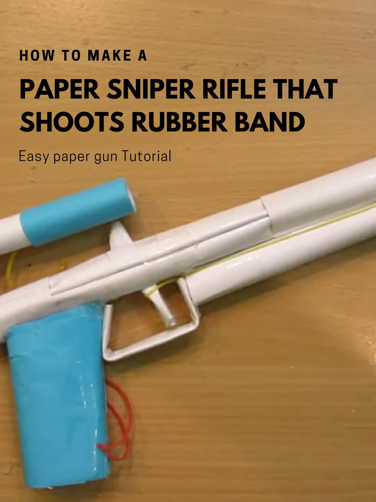 Watch How to Make a Paper Sniper Rifle that Shoots - Easy Paper Gun ...
