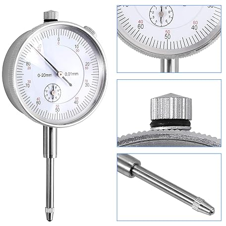 Mua CAMWAY Measuring Dial Gauge Dial Indicator 0-20mm Scale Dial Test ...