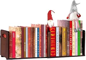 Amazon.com: Desktop Bookshelf Expandable Desktop Organizer Counter ...