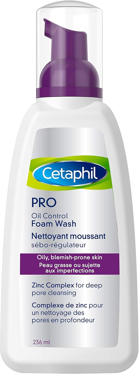Cetaphil PRO DermaControl Oil Control Foam Wash: Amazon.ca: Beauty