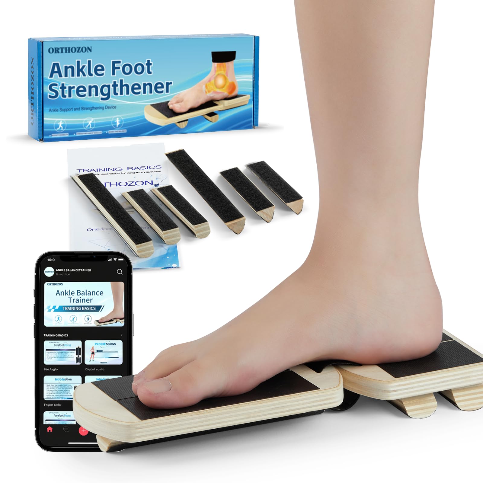 Ankle Balance Board Foot Strengthener – Adjustable Stability Trainer ...