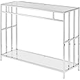 Amazon.com: Convenience Concepts Mission Glass Console Table, Clear ...