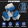 EEEKit Electrical IDC 314-BOX Pigtail 3 Wire Connector, Self-Stripping ...
