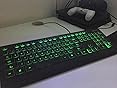 Amazon.com: Azio PRISM USB Wired Keyboard with 7 Colorful Backlights ...