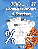 Fractions, Decimals And Percents Timed Tests Math Workbook: Practice ...