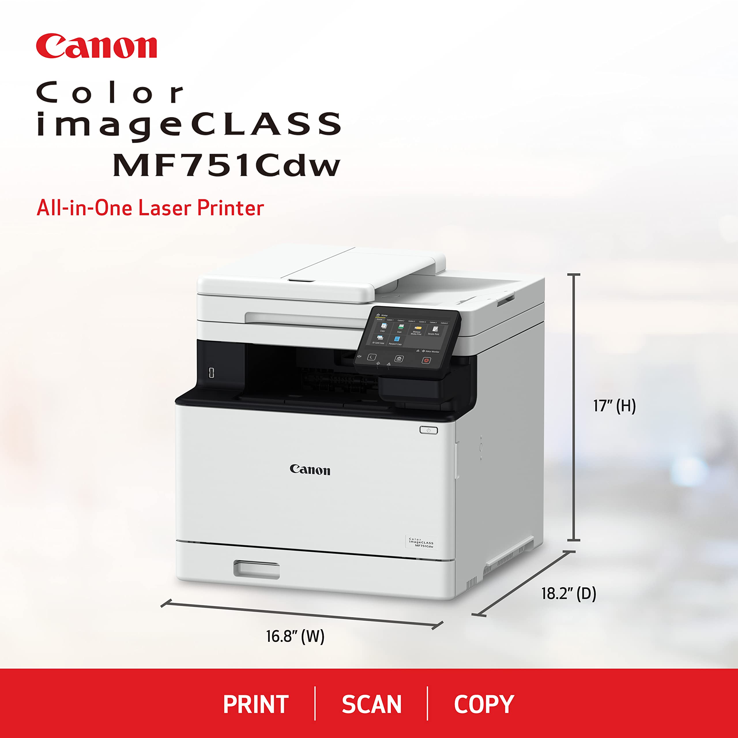 Mua Canon imageCLASS MF751Cdw - Wireless Duplex Color Laser Printer, Multifunction with Copier ...